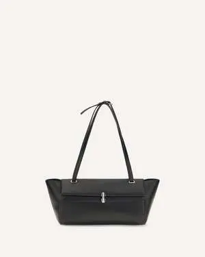 Savette Symmetry Trapeze Shoulder Bag - Black