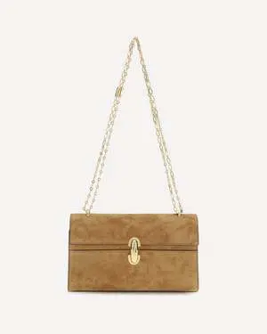 Savette Symmetry Chain Pouch - Brown