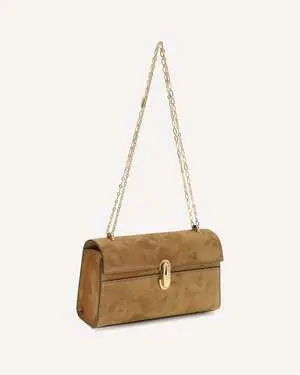 Savette Symmetry Chain Pouch - Brown