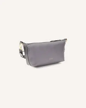 COCCINELLE Beat Generation Leather Shoulder Bag - Grey