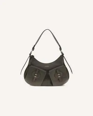 COCCINELLE Small Boheme Shoulder Bag In Double Leather
