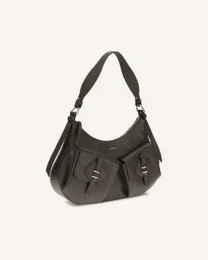 COCCINELLE Small Boheme Shoulder Bag In Double Leather
