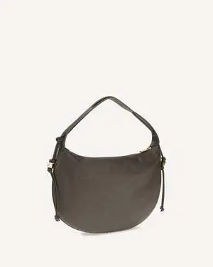 COCCINELLE Thess Shoulder Bag Grained Leather - Brown