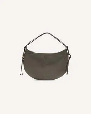 COCCINELLE Thess Shoulder Bag Grained Leather - Brown