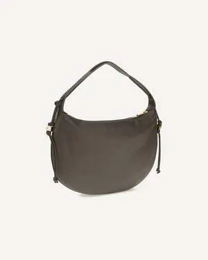 COCCINELLE Thess Shoulder Bag Grained Leather - Brown