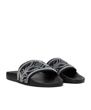 Casablanca Embroidery Slide Sandal