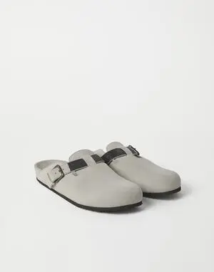 Brunello Cucinelli Monili-detail Suede Slippers