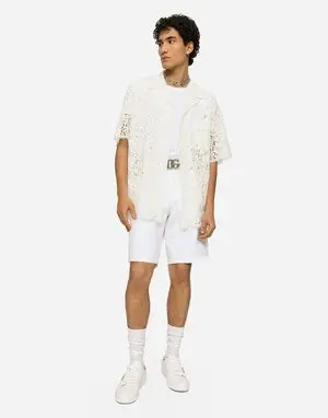 Dolce & Gabbana Dolce Gabbana Logo Tag Denim Shorts