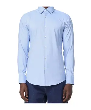 Hugo Boss Long-sleeved Shirt - Blue