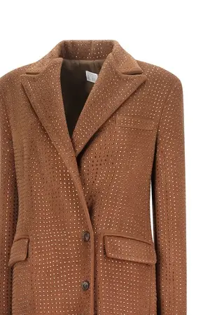 Giuseppe Di Morabito Embellished Double Breasted Coat