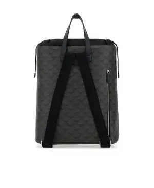 Mcm Lauretos Logo Printed Backpack