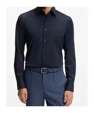 Hugo Boss Performance-stretch Twill Slim-fit Shirt