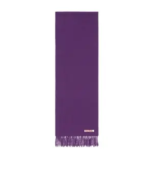Acne Studios Fringed Scarf - Purple