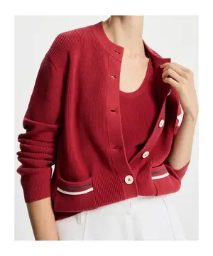 Brunello Cucinelli Ribbed Pocket Cardigan