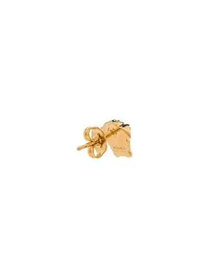 Versace Medusa Motif Gold Tone Earrings