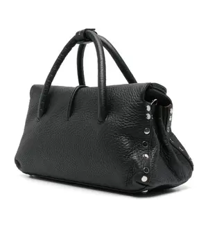 ZANELLATO Small Dotta Centauro Pebble-grain Tote Bag