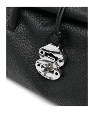 ZANELLATO Small Dotta Centauro Pebble-grain Tote Bag