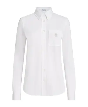 Brunello Cucinelli Logo Shirt - White