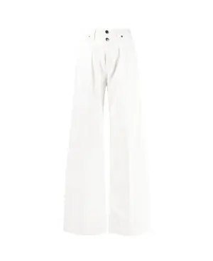 FRAME Wide-leg High-waist Jeans