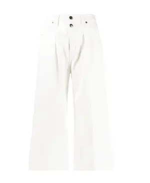 FRAME Wide-leg High-waist Jeans