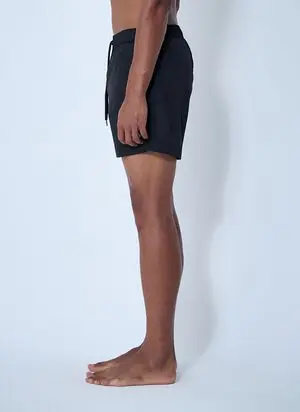 Moncler Logo Patch Drawstring Swim Shorts