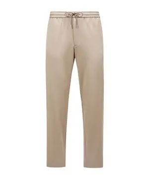 Moncler Logo Jogging Trousers - Taupe