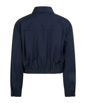 Max Mara Decano Elastic Waist Jacket - Blue