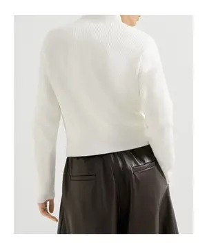Brunello Cucinelli Ribbed-knit Zip-up Cardigan