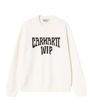 Carhartt Work In Progress Logo-intarsia Sweater - White
