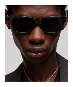 Gucci Rectangular Frame Sunglasses