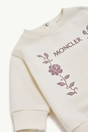 Moncler Embroidered Logo Stretch Cotton Fleece Set