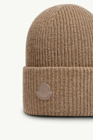 Moncler Wool Cashmere Blend Beanie
