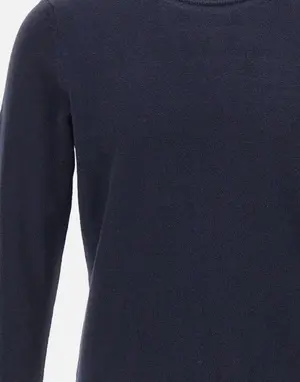 KANGRA Ribbed Crew Neck Knitted Sweater
