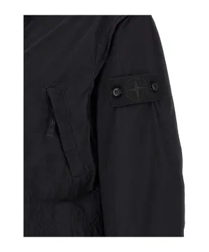 Stone Island Hooded Logo-patch Parka
