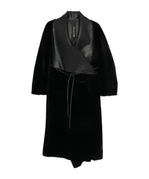 BLANCHA Long-sleeved Wrap Coat