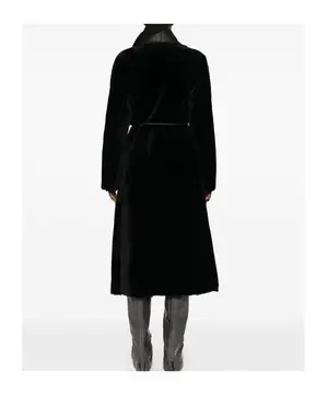 BLANCHA Long-sleeved Wrap Coat