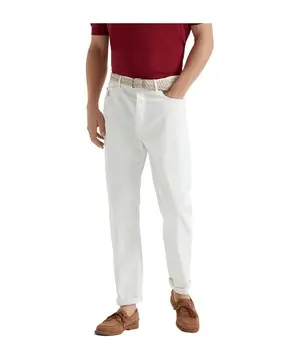 Brunello Cucinelli Cotton Jeans - White