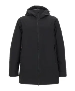 Peuterey Metide Hooded Zip-up Parka Coat - Black