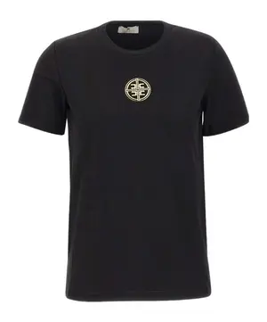 Elisabetta Franchi Logo Plaque T-shirt