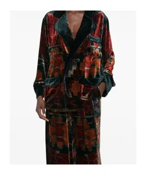 PIERRE-LOUIS MASCIA Kanpur Geometric-print Jacket
