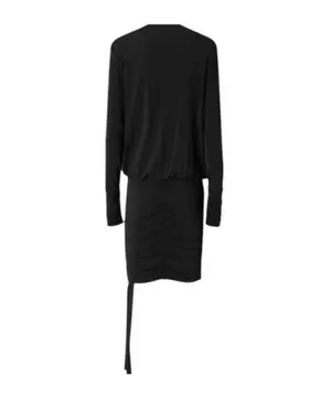 Pinko Long-sleeved V-neck Dress