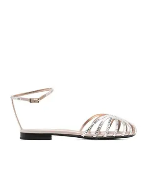 ALEVI MILANO Cut-out Flat Sandals - Nude