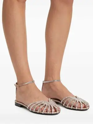 ALEVI MILANO Cut-out Flat Sandals