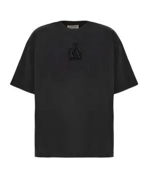 LANVIN Short-sleeved T-shirt - Black