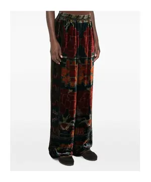 PIERRE-LOUIS MASCIA Kanada Geometric Pattern Trousers