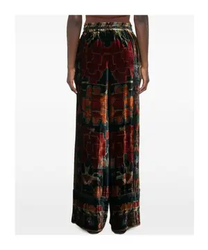 PIERRE-LOUIS MASCIA Kanada Geometric Pattern Trousers