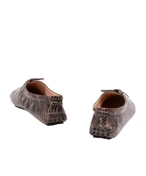 Alberta Ferretti Bow-detail Ballet Flats