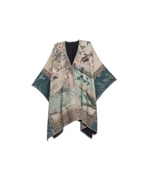 PIERRE-LOUIS MASCIA Printed Shawl - Gray