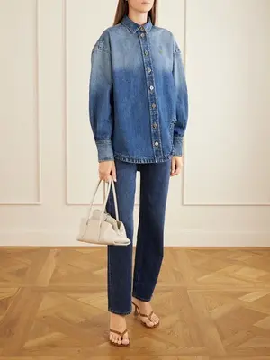 Attico Washed Denim Shirt