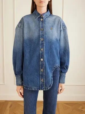 Attico Washed Denim Shirt